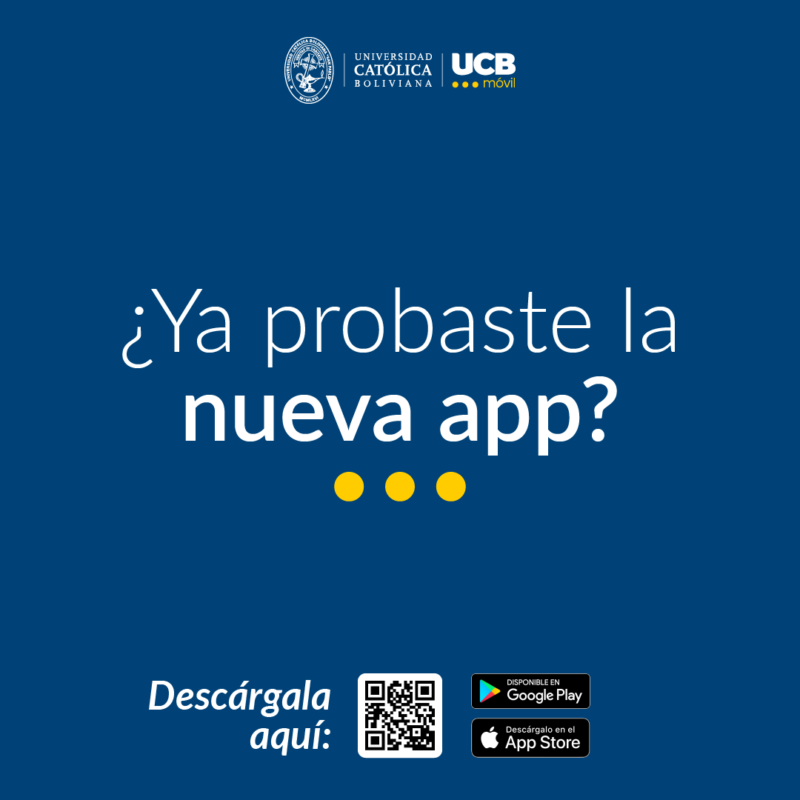UCB Móvil - Descárgate la nueva APP - Universidad Católica Boliviana ...